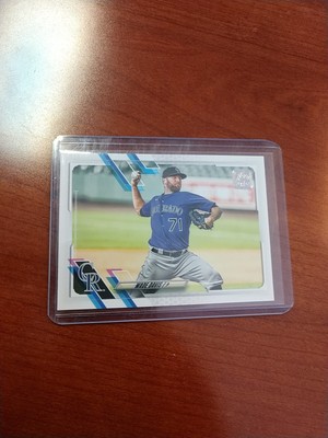 2021 Topps Series One Wade Davis card # 206 Colorado Rockies | eBay