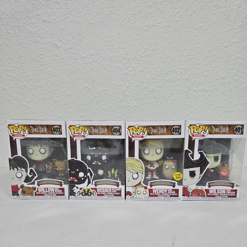 Funko Pop Don't Starve: Wilson 401 Wendy 402 Willow 403 Webber 404 ...