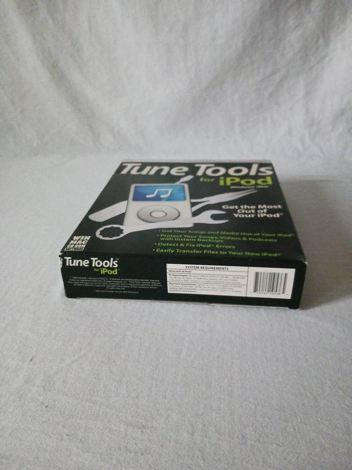 NEW SEALED Tune Tools for iPod Windows/Mac PC CD Software Song Transfer ...