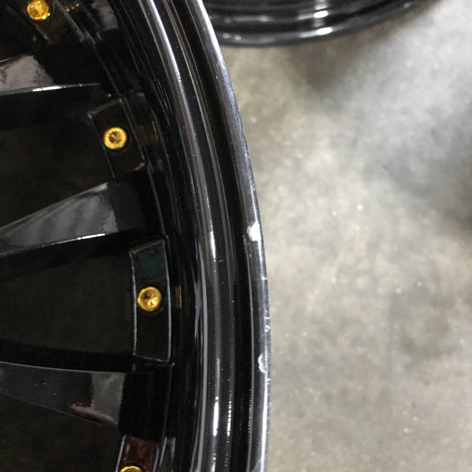 Used 18x9 ARC AR6 AR06 5x112 35 73.1 Black Wheels set(4) | eBay