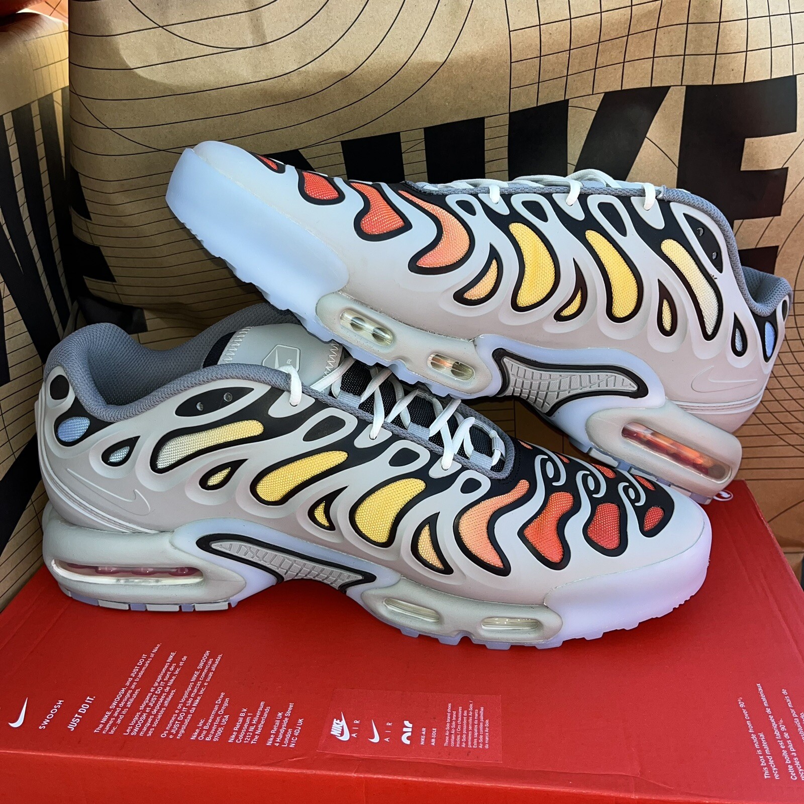 Nike Air Max X Plus Shoes Drift Light Smoke Grey Mens FD4290-002 | Foot ...