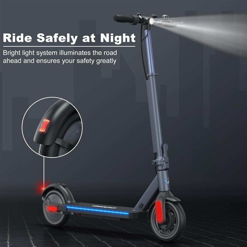 Caroma Electric Scooter Foldable Commuting E Scooter with Dual Braking ...