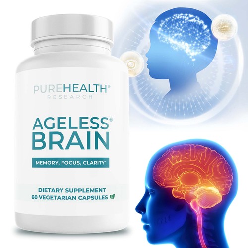 PureHealth Ageless Brain - Brain Health & Memory Enhancer, Nootropics ...