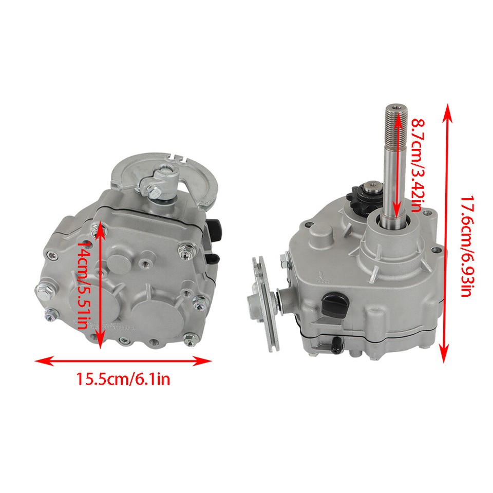 Transmission Forward Reverse Gear Box Replacement For Go Kart 2HP-13HP ...