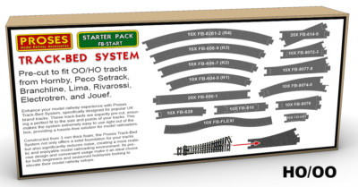 Pre-Cut Track-Beds Hornby, Peco, Branchline, Lima... OO/HO Free Post ...