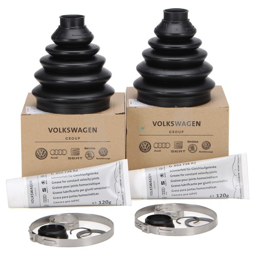 2x ORIGINAL Audi VW Achsmanschette Satz GOLF 4 5 6 A1 A3 radseitig ...