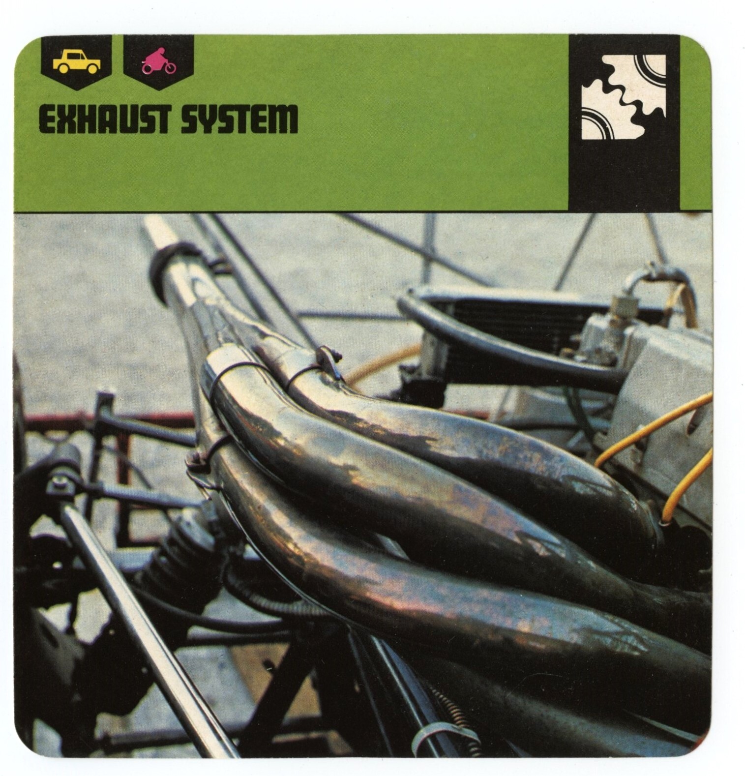 Exhaust System - Car Mechanics Auto Rally Edito Service SA Card | eBay