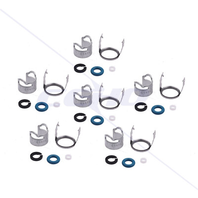 New 6x Fuel Injector Nozzle Seal O-Ring Repair Kit for Audi A4 S4 A5 A6 ...