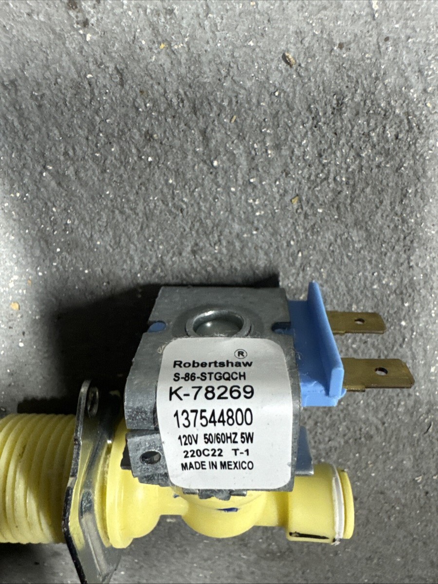 Genuine Frigidaire 137544800 Water Inlet Valve Dishwasher GENUINE ...