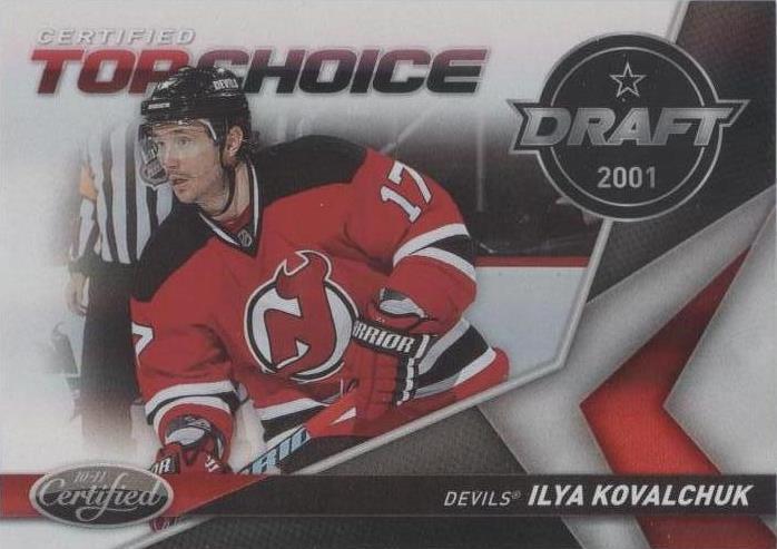 2010-11 Certified - Top Choice Ilya Kovalchuk #9 Mirror Red /250 for ...