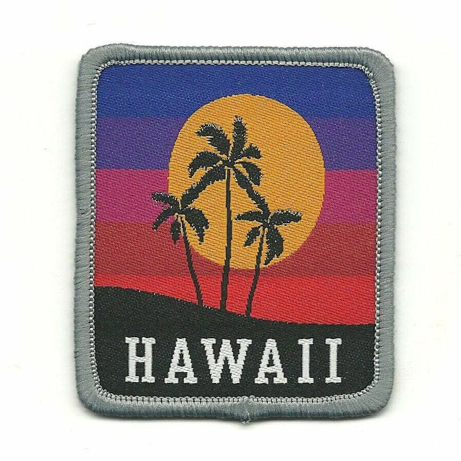 Hawaii Patch – HI Souvenir Aloha Everyday Travel Patch – Iron On 2.25 ...