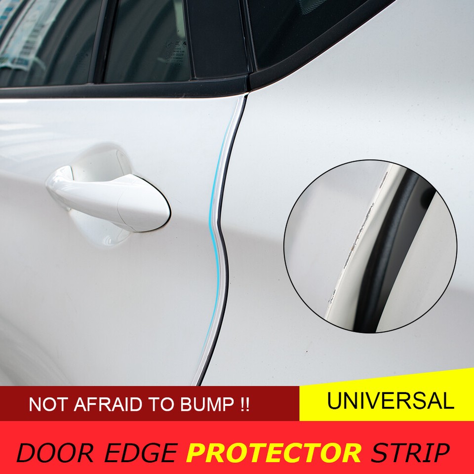 16ft Car Clear Door Edge Guard Trim Rubber Molding Seal Strip Scratch ...
