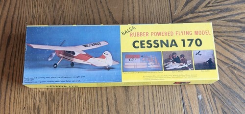 Sterling Models Cessna 170 Balsa Kit - 21" Wing Span Flying Model ...