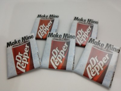 5 Dr Pepper Button Metal Make Mine Dr Pepper Pin Badge | eBay