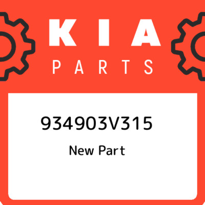 93490-3V315 Kia Contact assyclock spring 934903V315, New Genuine OEM ...