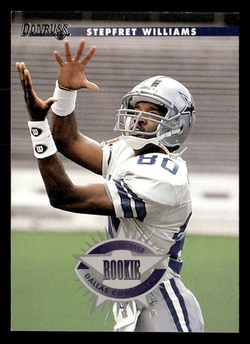 Stepfret Williams 1996 Donruss Rookie Card #212 Dallas Cowboys | eBay