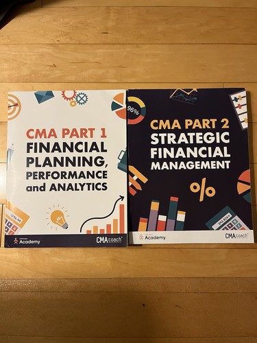 CMA Part 1 and Part 2: CMA Exam Academy Textbooks 2024 Edition | eBay