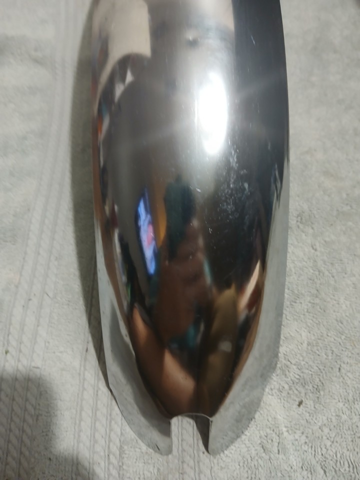 Used Chrome SCHWINN AIRDYNE BIKE WIND SCREEN SHIELD WINDSCREEN FENDER ...
