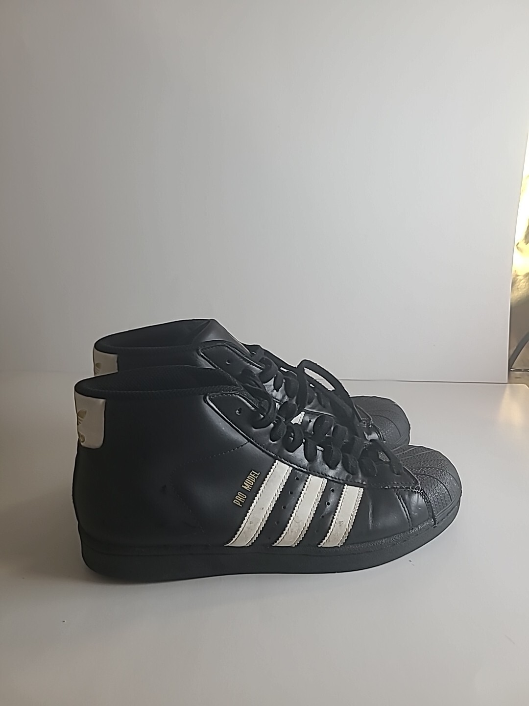 Adidas Mens Pro Model FV5723 Black Basketball Shoes S… - Gem