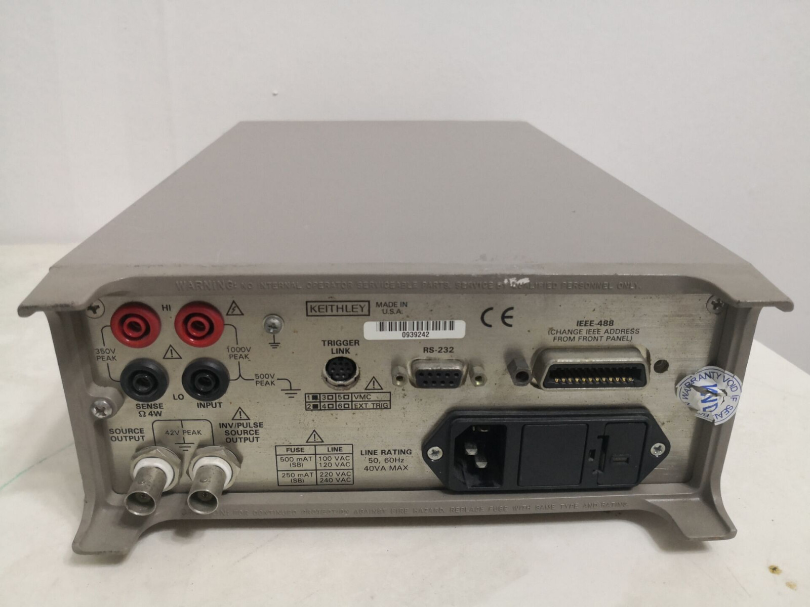 Keithley 6½ 2015 THD Multimeter 6.5 Digital Distortion Analyzer DMM ...