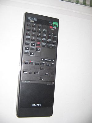Sony VTR TV Remote Control RMT-V575A No Cover Black Power Remote Old ...