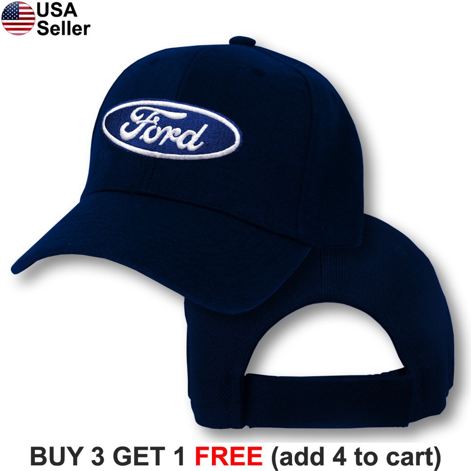 Ford Logo Cap Truck Oval Hat F150 Raptor Shelby GT500 Cobra SVT GT Boss ...