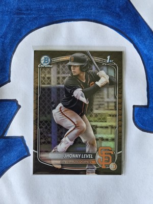 Jhonny Level Reptilian Refractor 2025 1st Bowman San Francisco Giants # ...