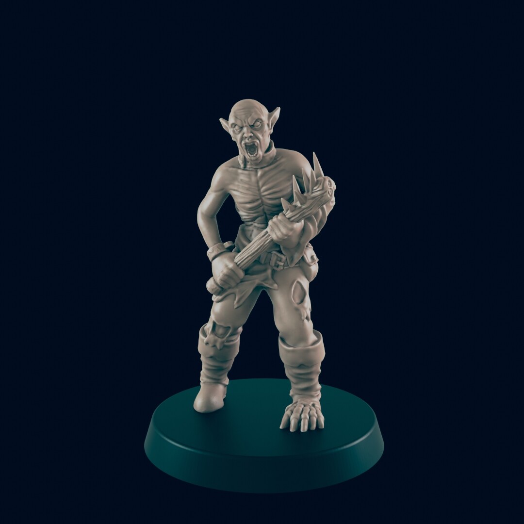 Vampires and Thralls 3d printed resin Miniatures for D&D Pathfinder RPG ...