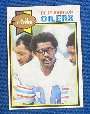 1979 Topps Billy White Shoes Johnson Football Card #246 VG-EX Houston ...
