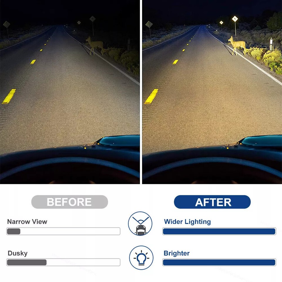 Pair Headlights Clear Lens & Corner For 99-07 GMC Sierra Yukon 1500 ...