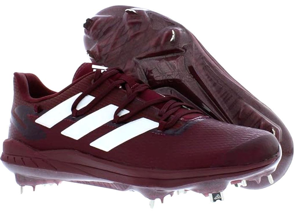 Adidas Adizero Afterburner 8 Baseball Cleat Men’s 14 Maroon Metal ...