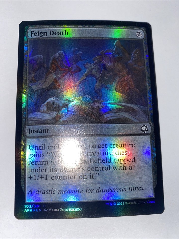 (FOIL) x1x Feign Death (AFR) Forgotten Realms MtG NM/M | eBay