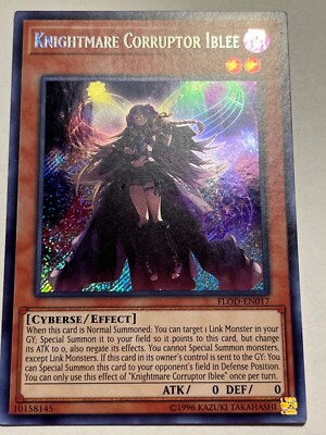 Knightmare Corruptor Iblee FLOD Secret Unlimited NM Yugioh | eBay