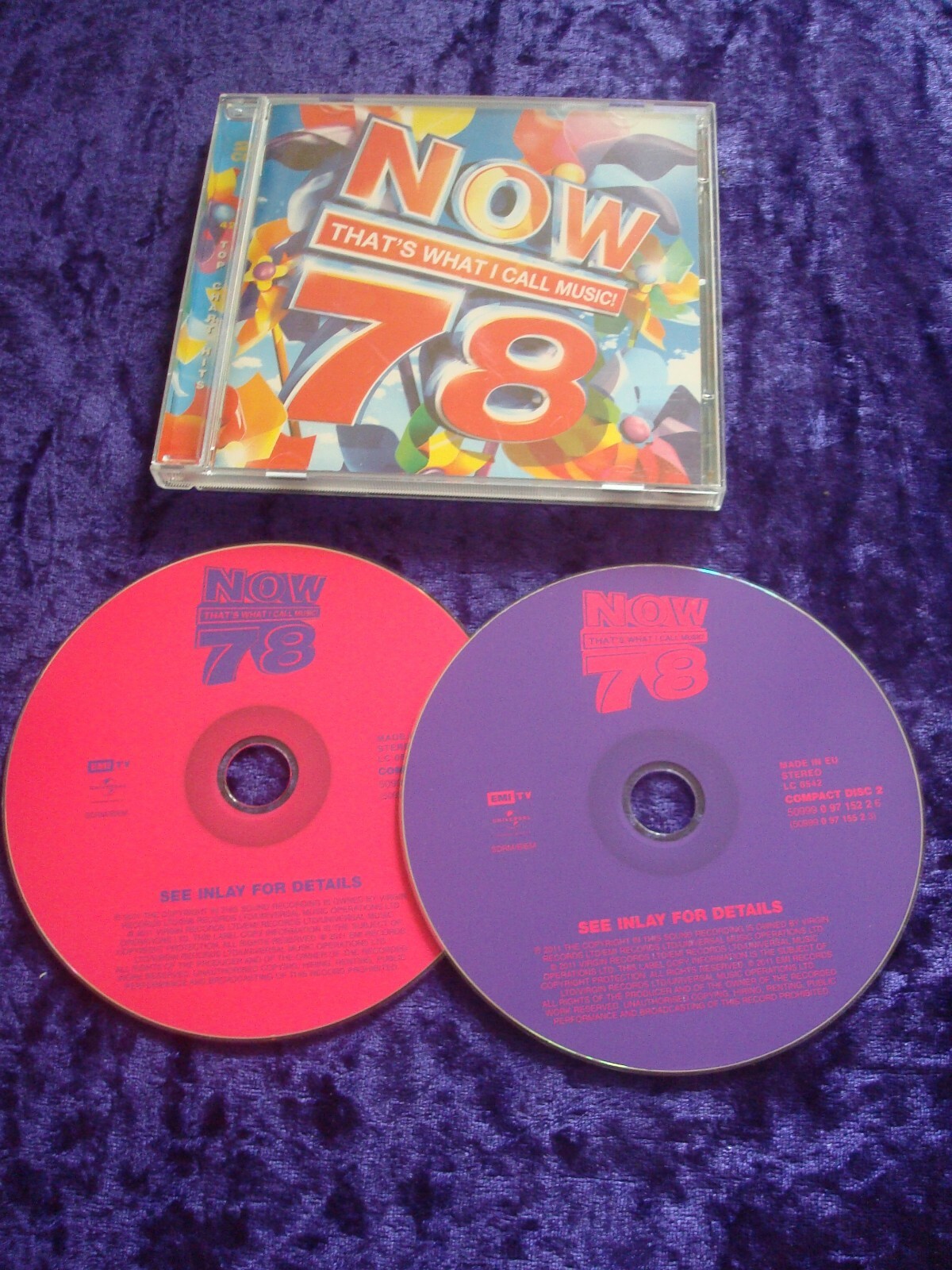 CD.NOW THAT'S WHAT I CALL MUSIC VOLUME 78.2 CD SET.42 TRACKS.POP MUSIC ...