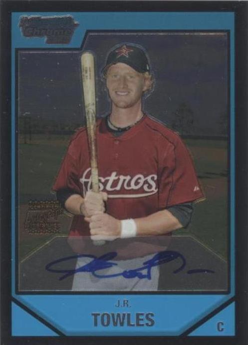 2007 Bowman Chrome - Prospects Prospect Autographs J.R. Towles #BC225 ...