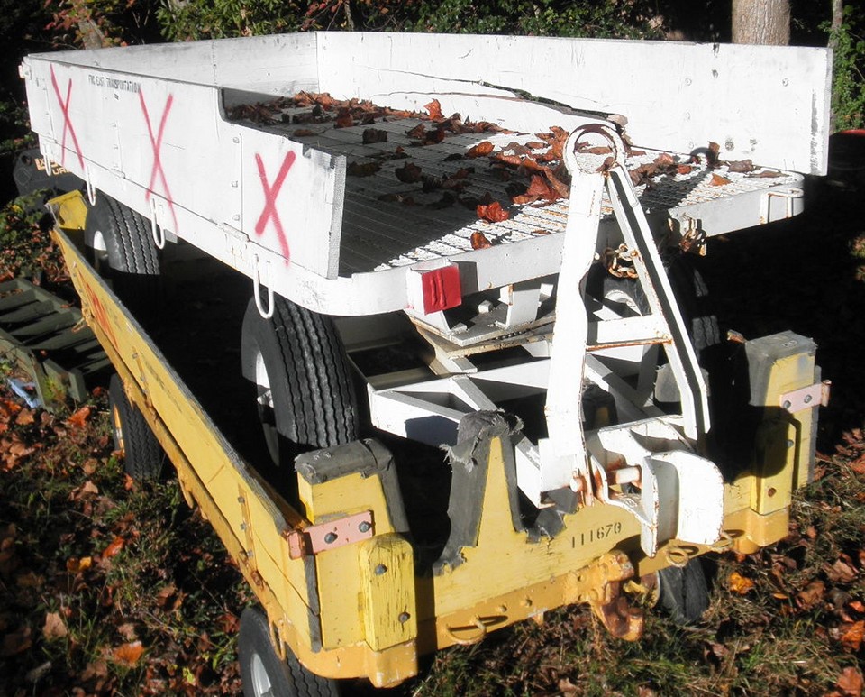 3920-00-165-4135 30431 MIL-T-46705 Trailer, Platform, Warehouse | eBay