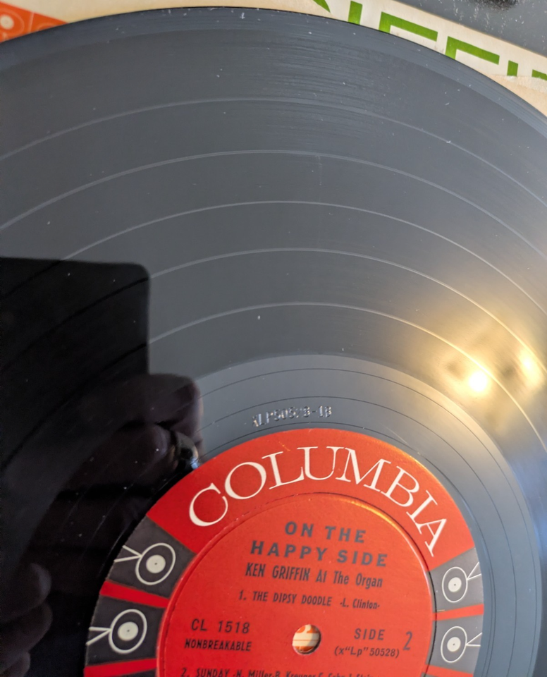 KEN GRIFFIN ~ On The Happy Side POP JAZZ FUN LP Solid VG Record **FREE ...