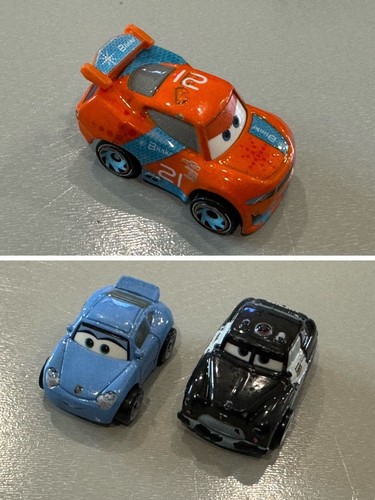 Disney Pixar Cars Mini Racers RYAN INSIDE LANEY, Sally & Sheriff | eBay
