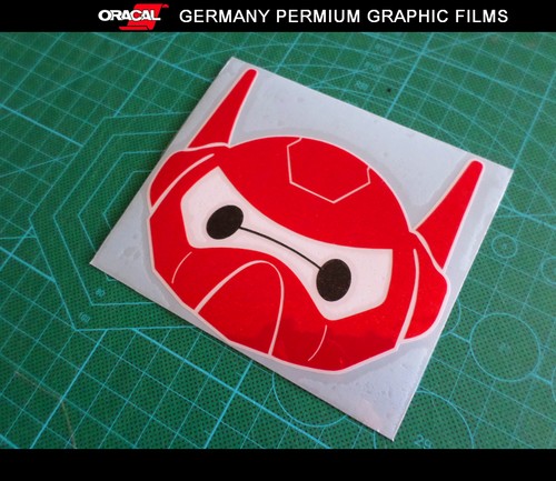 Super Baymax head gear Heros JDM Decal Car die-cut vinyl Sticker | eBay