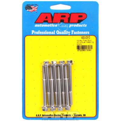 ARP Carburetor Fuel Bowl Screw Set 400-0310; Holley Fuel Bowl Bolt Set ...