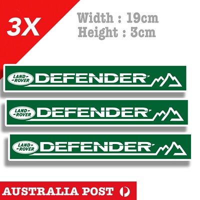 Land Rover Logo, Land Rover Defender banner Logo Sticker | eBay Australia