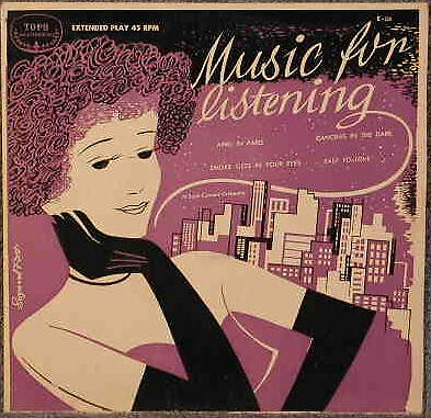 Albert Sack Orchestra - Music For Listening 1955 7", EP Tops Records E ...