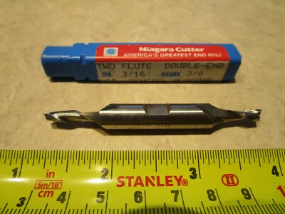 Niagara Cutter EDP 28061, 3/16 X 3/8 X 7/16 X 3-1/4" HSS DE 2F RH ...