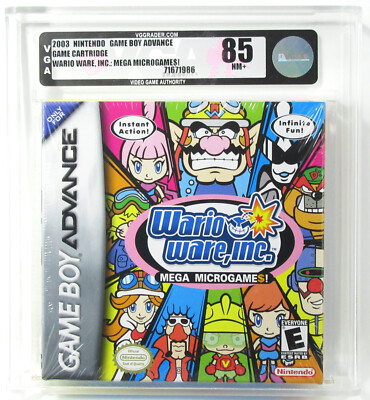 WarioWare, Inc.: Mega Microgames! VGA 85 NEW Graded Nintendo GBA Like ...