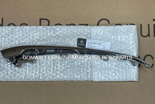 Mercedes Benz S Class Front Bumper Right Outer Molding Chrome Trim OE ...