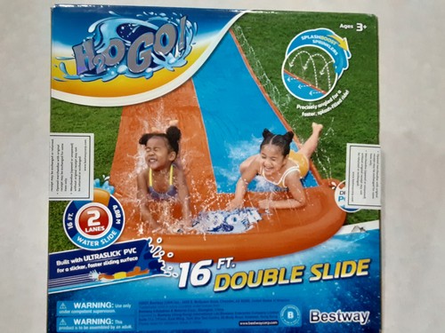 Best Way H2OGO! Double Water Slide 16' | eBay