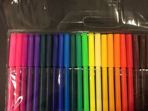 30 Water Coloured Colour Pens Marker Textas Non Toxic Texta Kid ...