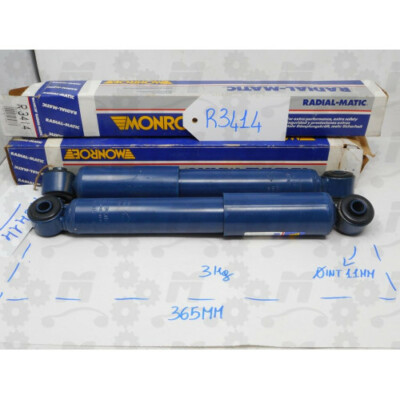 Pair of rear suspension shock absorbers for Renault R5, Renault SUPER 5 ...