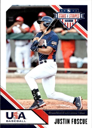 Justin Foscue 2020 Panini USA Stars & Stripes Baseball - #16 - USA | eBay