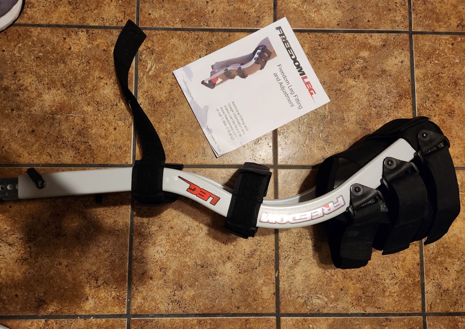 Freedom Leg brace for crutch free walking, regular size 27-34 inches | eBay